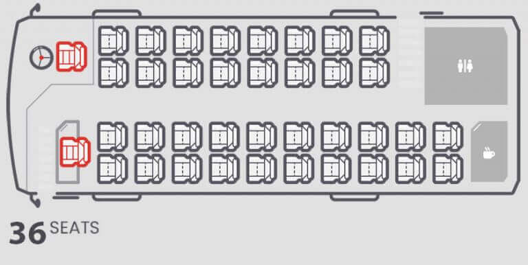 Premium 36-Seat Coach Hire - Book Your Seat Now